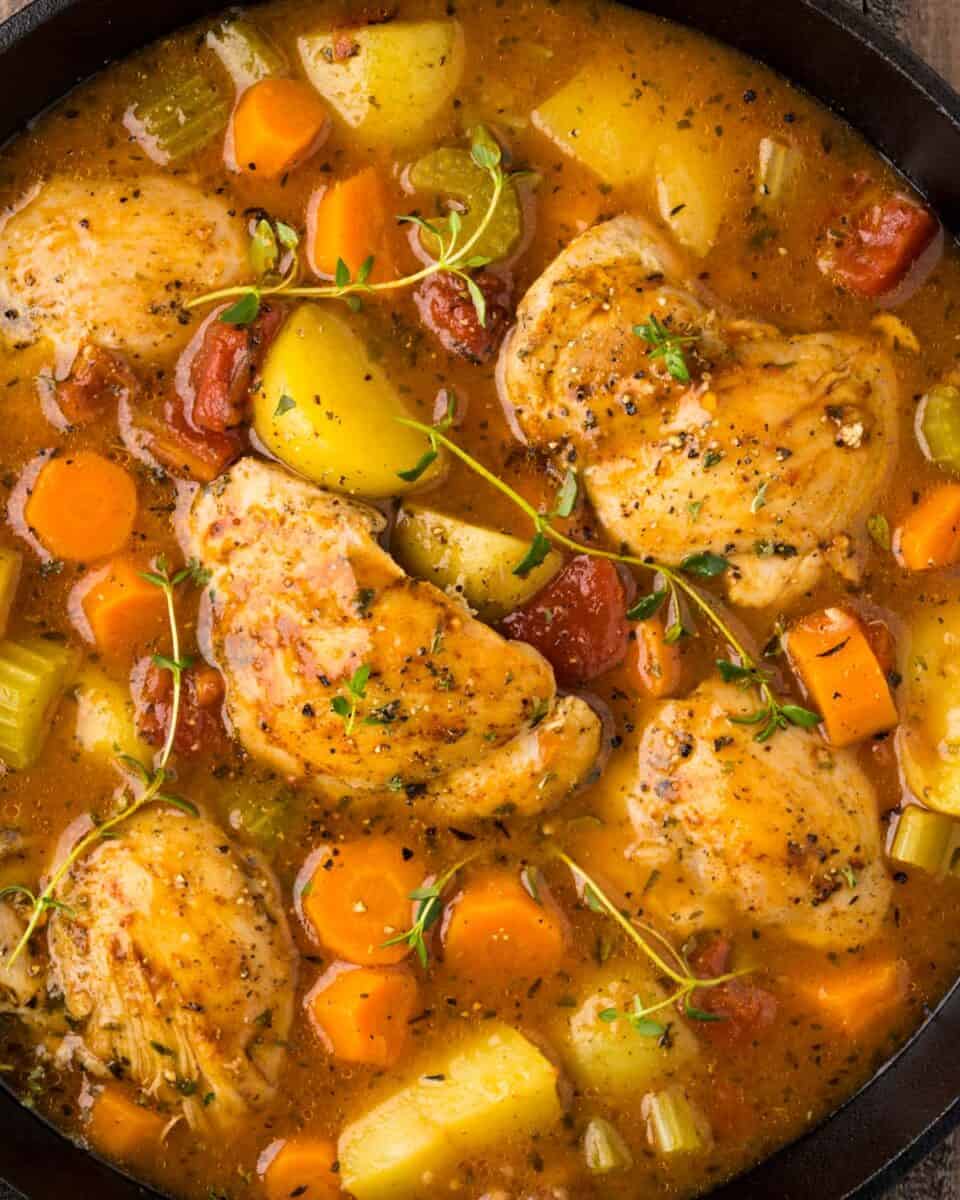 Instant Pot Chicken Stew | Savory Sweet Spoon