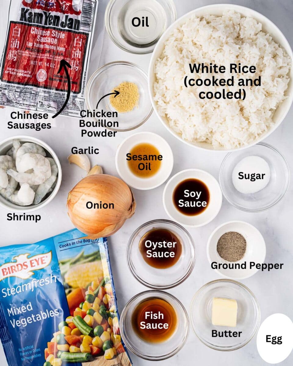 Vietnamese Fried Rice (Cơm Chiên Tôm Lạp Xưởng) | Savory Sweet Spoon