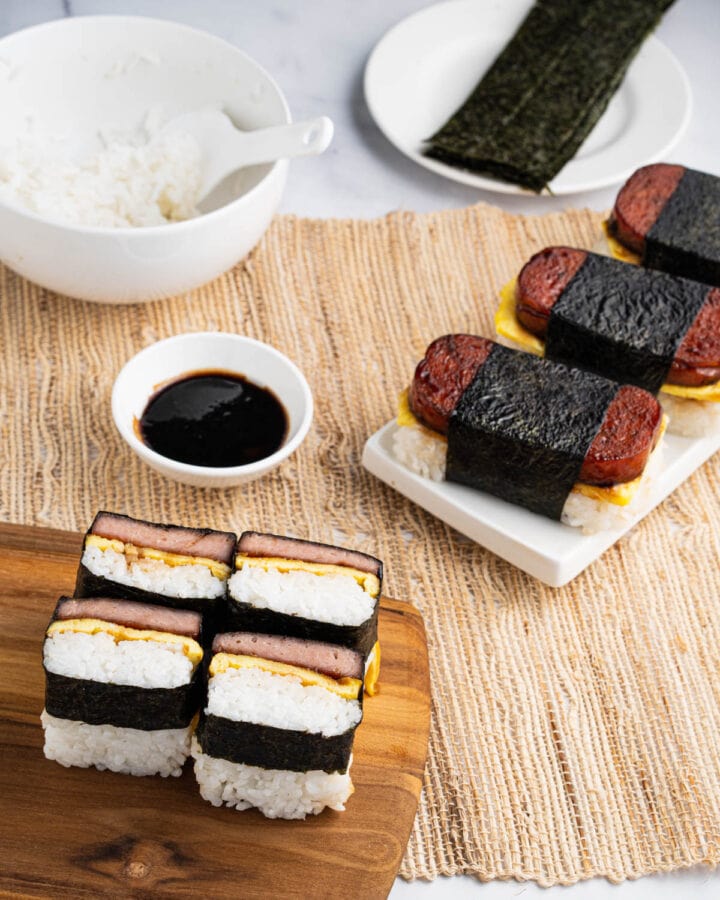 Spam Musubi with Egg | Savory Sweet Spoon