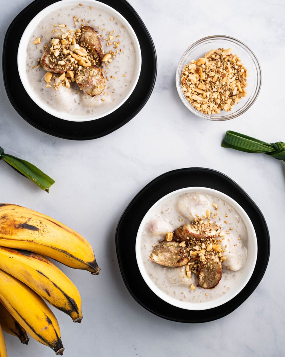 Chè Chuối (Vietnamese Coconut Banana Pudding) | Savory Sweet Spoon