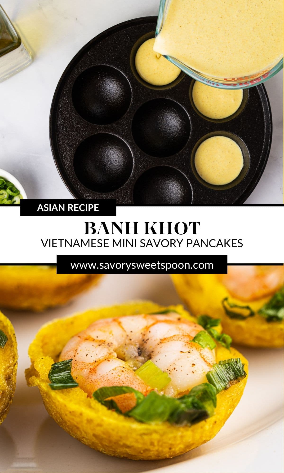 Bánh Khọt (Vietnamese Mini Savory Pancakes) | Savory Sweet Spoon