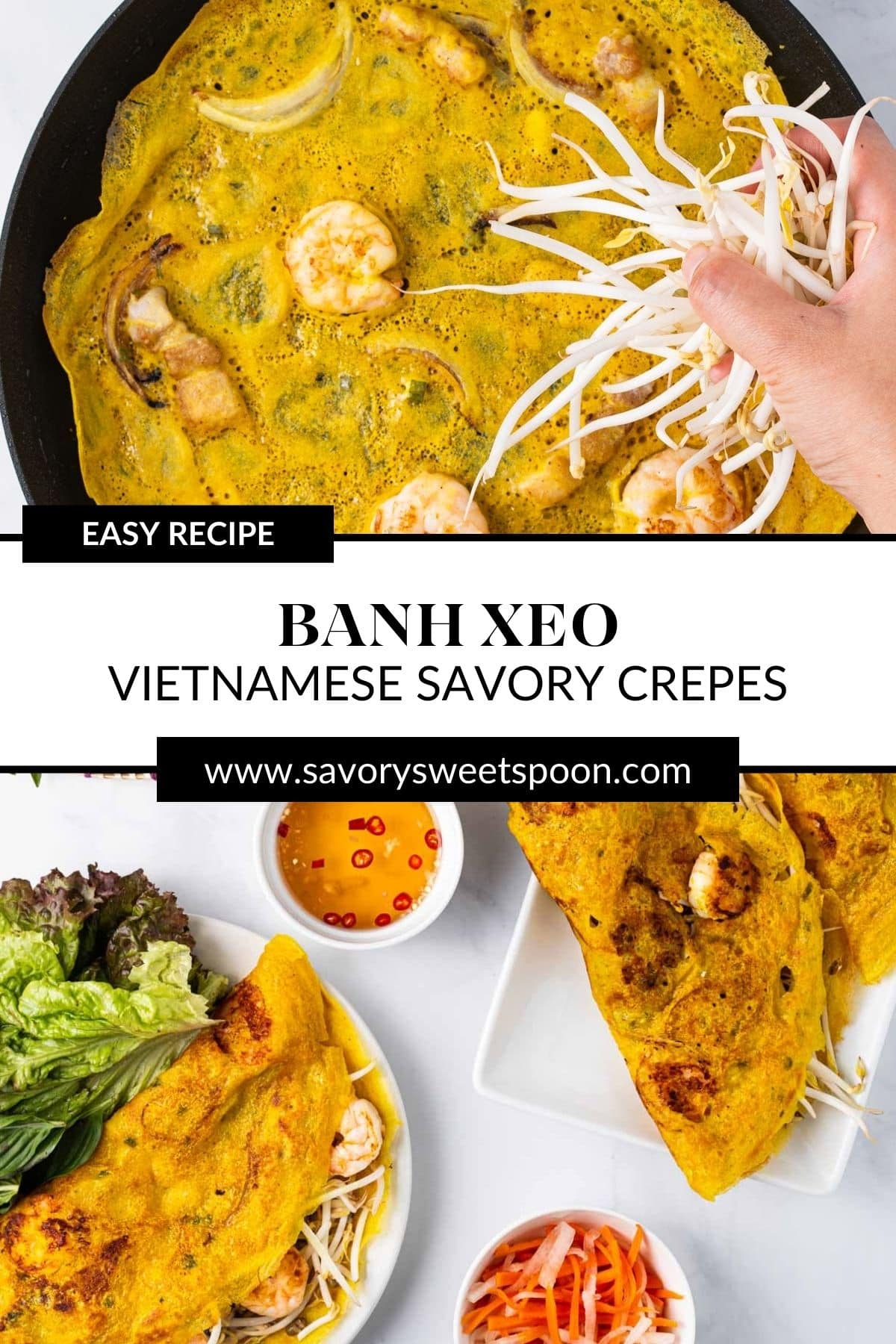Bánh Xèo (Savory Vietnamese Crepes) | Savory Sweet Spoon