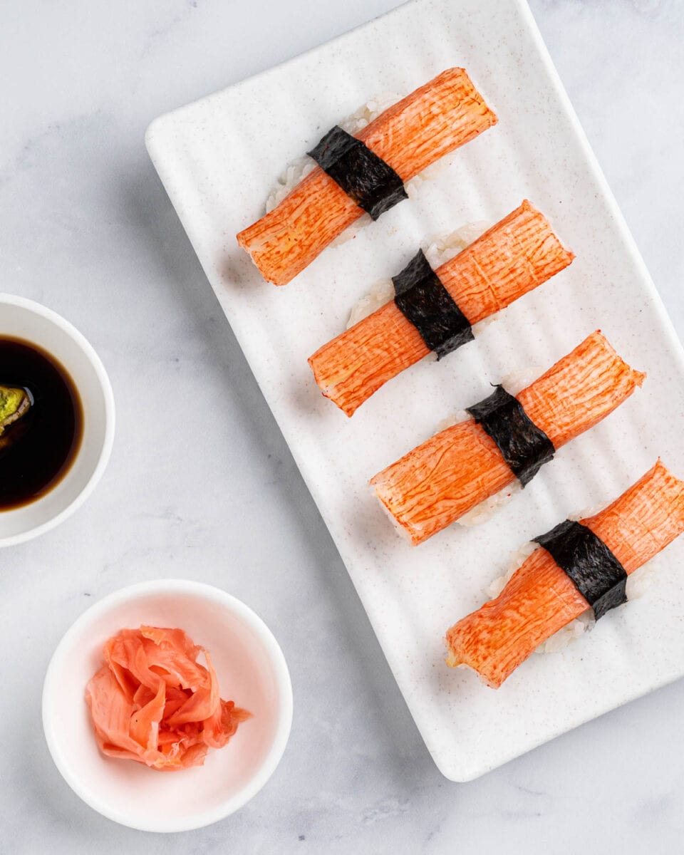 Kanikama (Imitation Crab Kani Sushi) | Savory Sweet Spoon