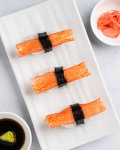 Kanikama (Imitation Crab Kani Sushi) | Savory Sweet Spoon
