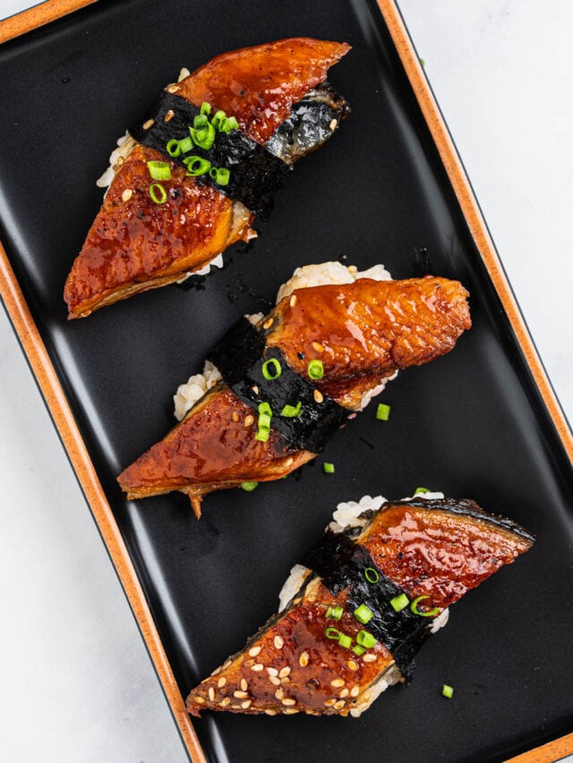 Unagi Sushi (Eel Sushi) | Savory Sweet Spoon