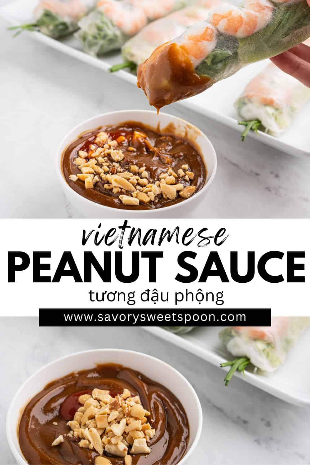 Vietnamese Peanut Sauce | Savory Sweet Spoon