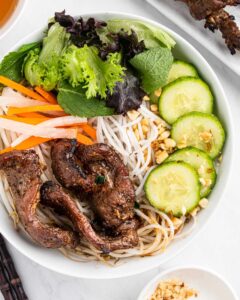 Bún Thịt Nướng (Vietnamese Grilled Pork Noodles) | Savory Sweet Spoon
