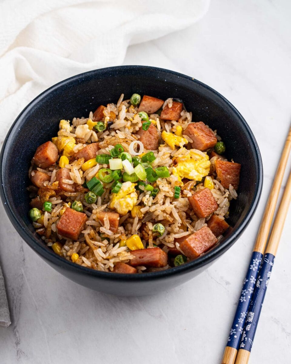 Spam Fried Rice | Savory Sweet Spoon