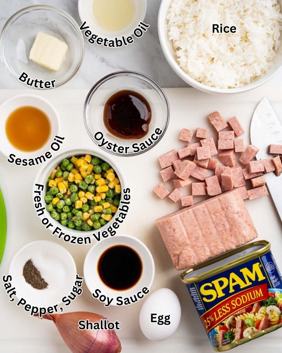 Spam Fried Rice | Savory Sweet Spoon