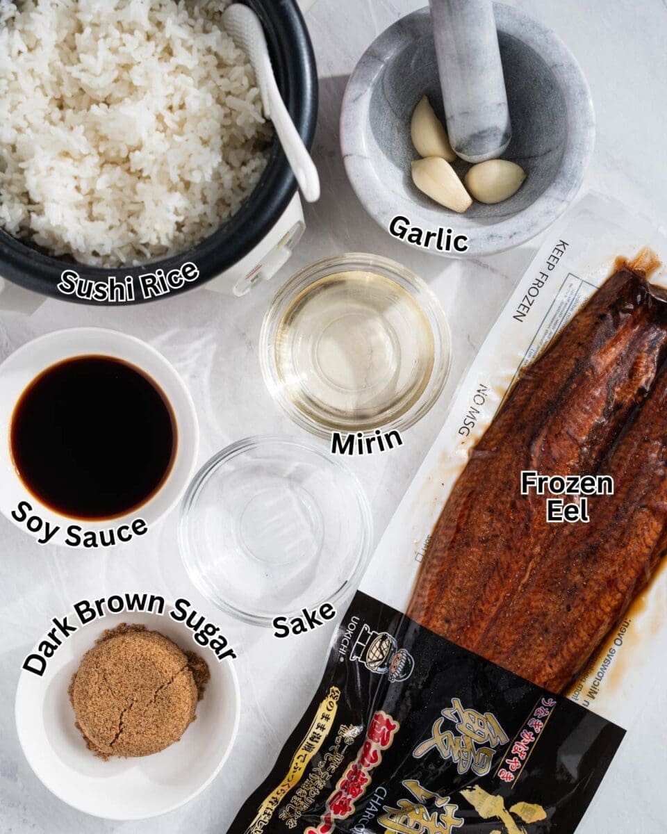 Unadon (Grilled Eel Rice Bowl) | Savory Sweet Spoon