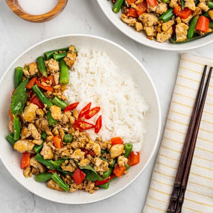 Thai Basil Tofu (Pad Krapow Tofu) | Savory Sweet Spoon