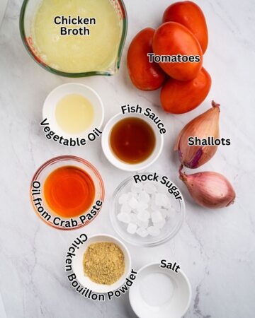 Easy 30-Minute Bún Riêu (Vietnamese Crab Noodle Soup) | Savory Sweet Spoon