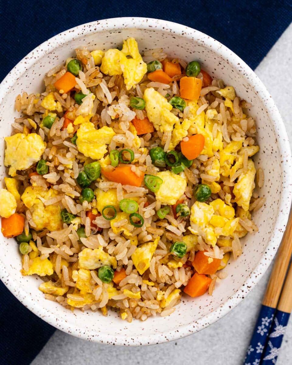 Easy Egg Fried Rice | Savory Sweet Spoon