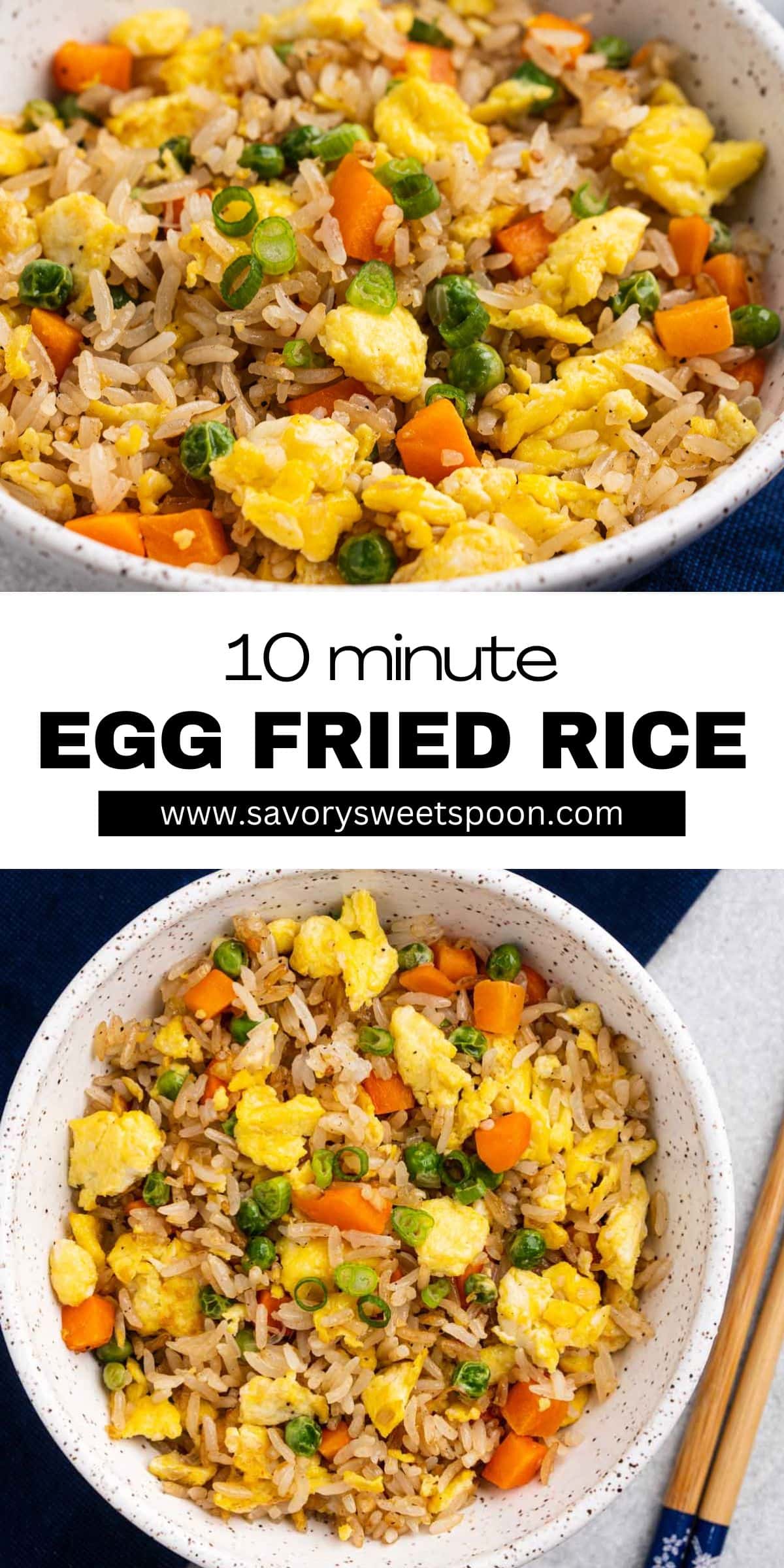 Easy Egg Fried Rice | Savory Sweet Spoon