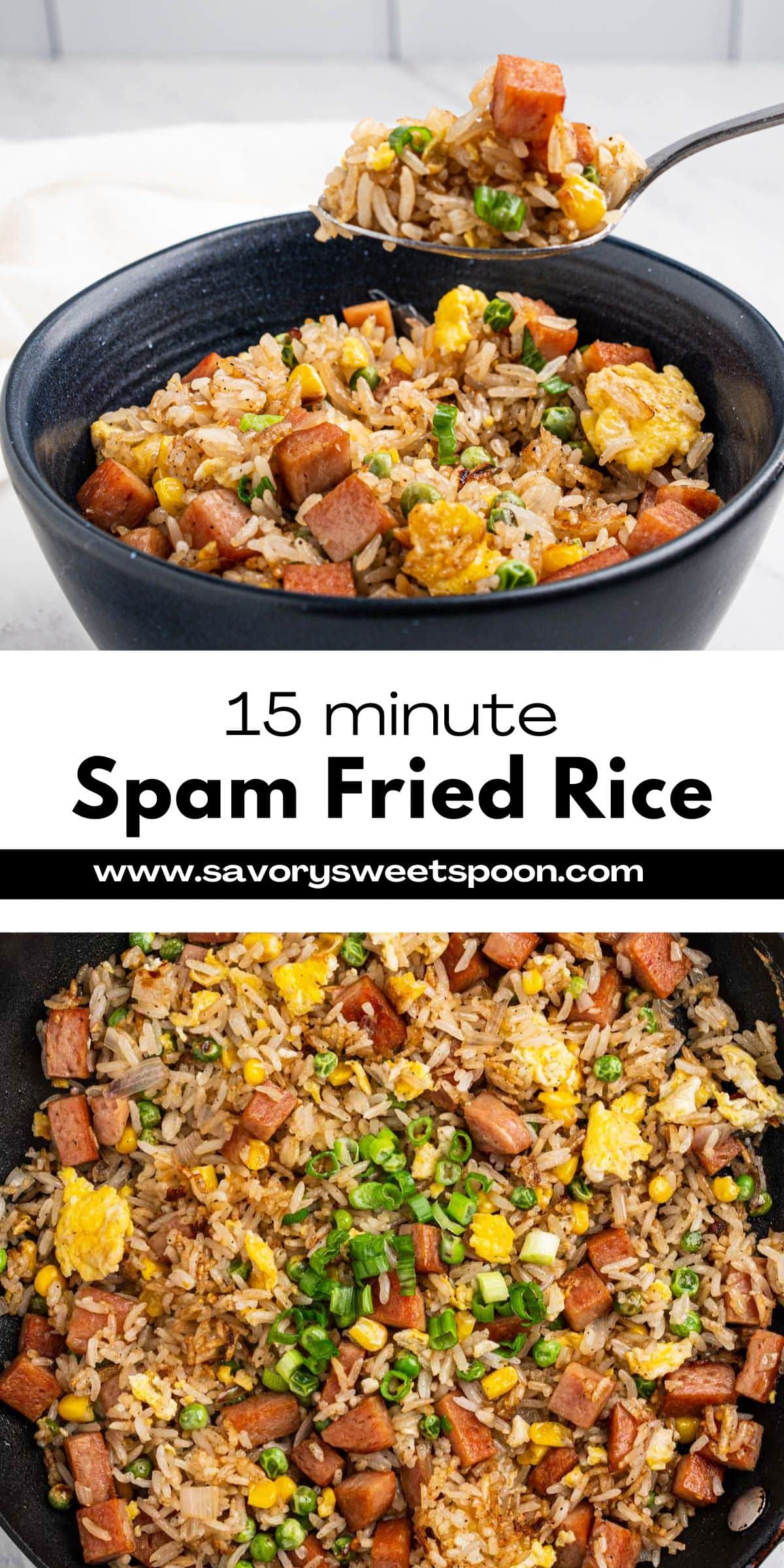 Spam Fried Rice | Savory Sweet Spoon