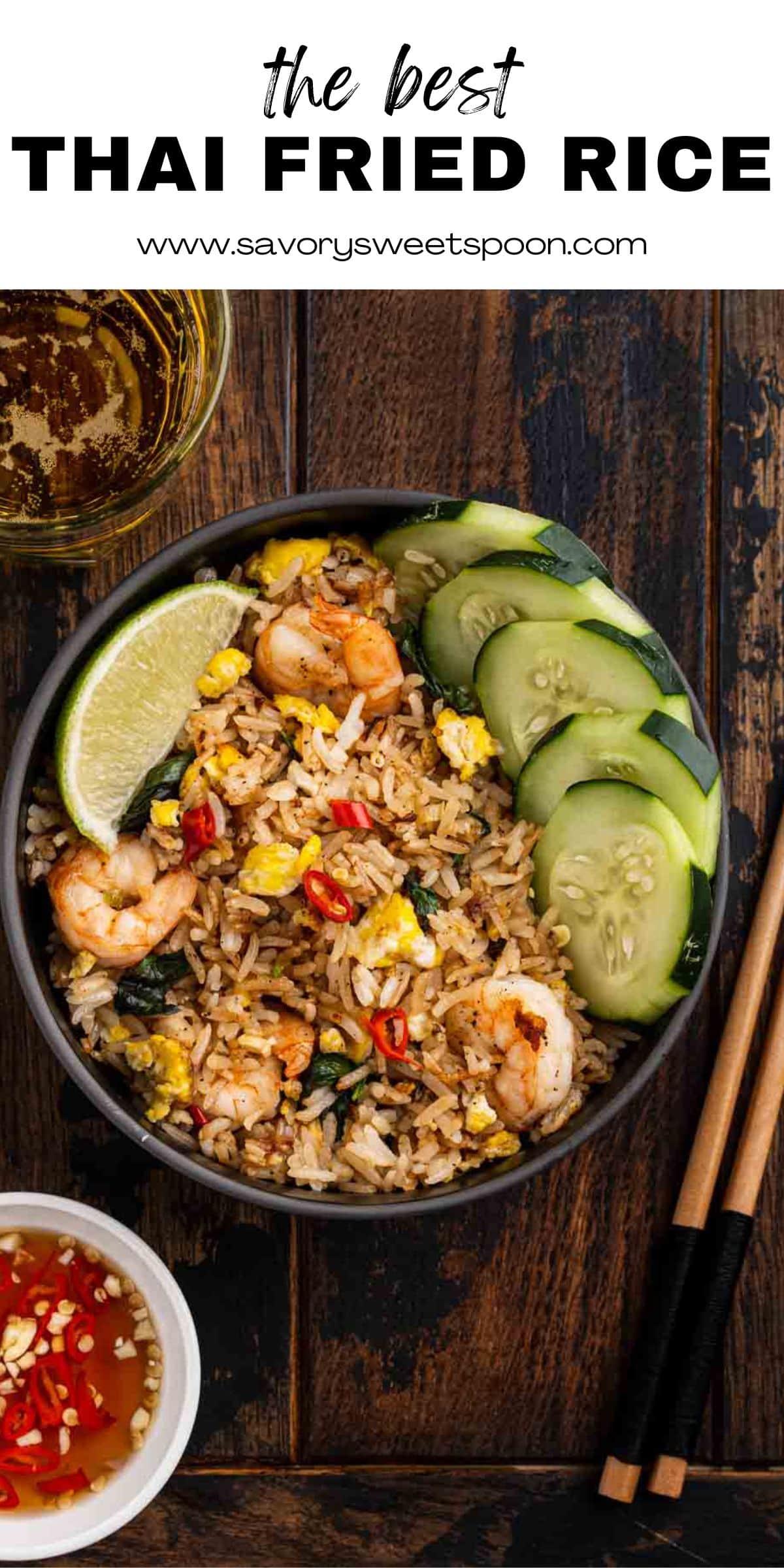 Easy Thai Basil Fried Rice | Savory Sweet Spoon