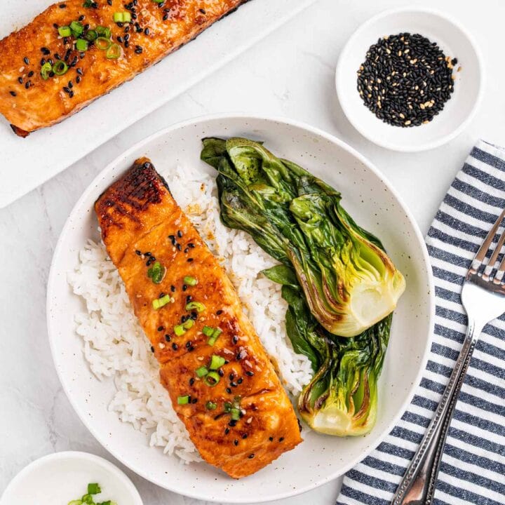 Miso Glazed Salmon | Savory Sweet Spoon