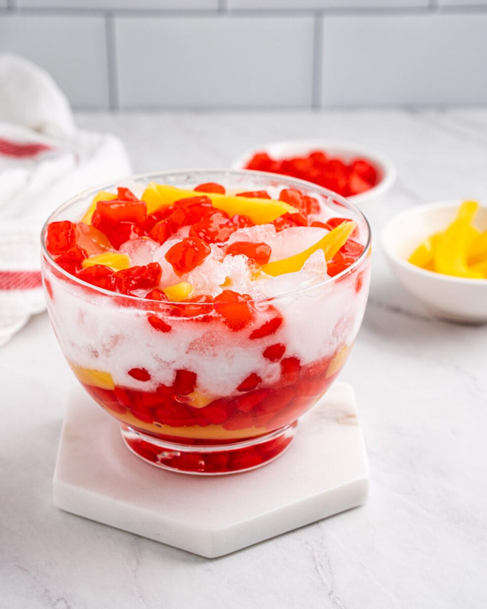 Red Rubies Dessert (Tub Tim Grob) | Savory Sweet Spoon