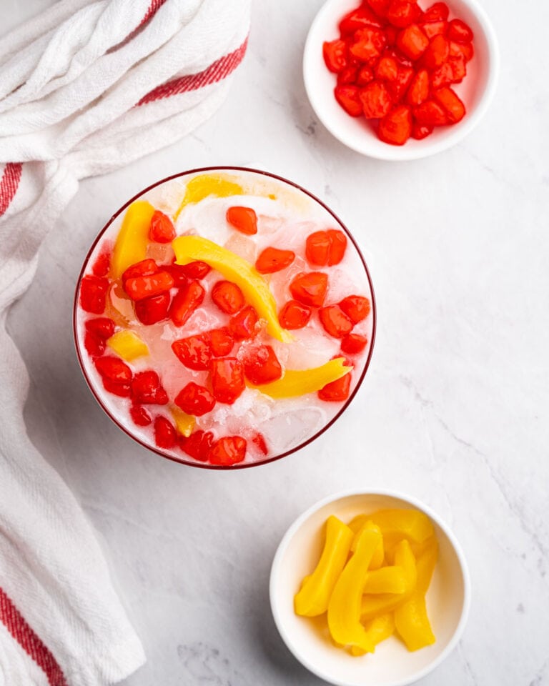 Red Rubies Dessert (Tub Tim Grob) | Savory Sweet Spoon