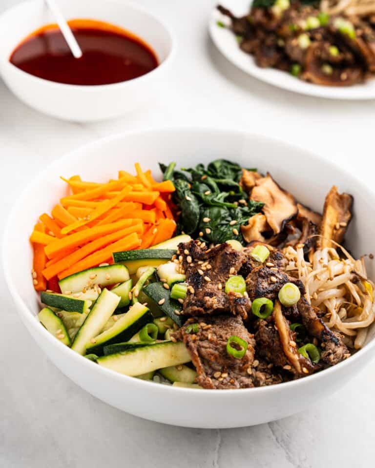 Bulgogi Bibimbap (Korean Rice Bowl) | Savory Sweet Spoon