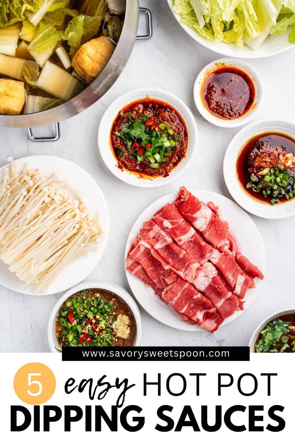 5 Hot Pot Dipping Sauces | Savory Sweet Spoon