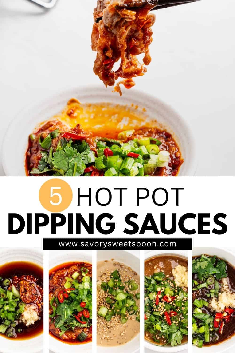 5 Hot Pot Dipping Sauces | Savory Sweet Spoon