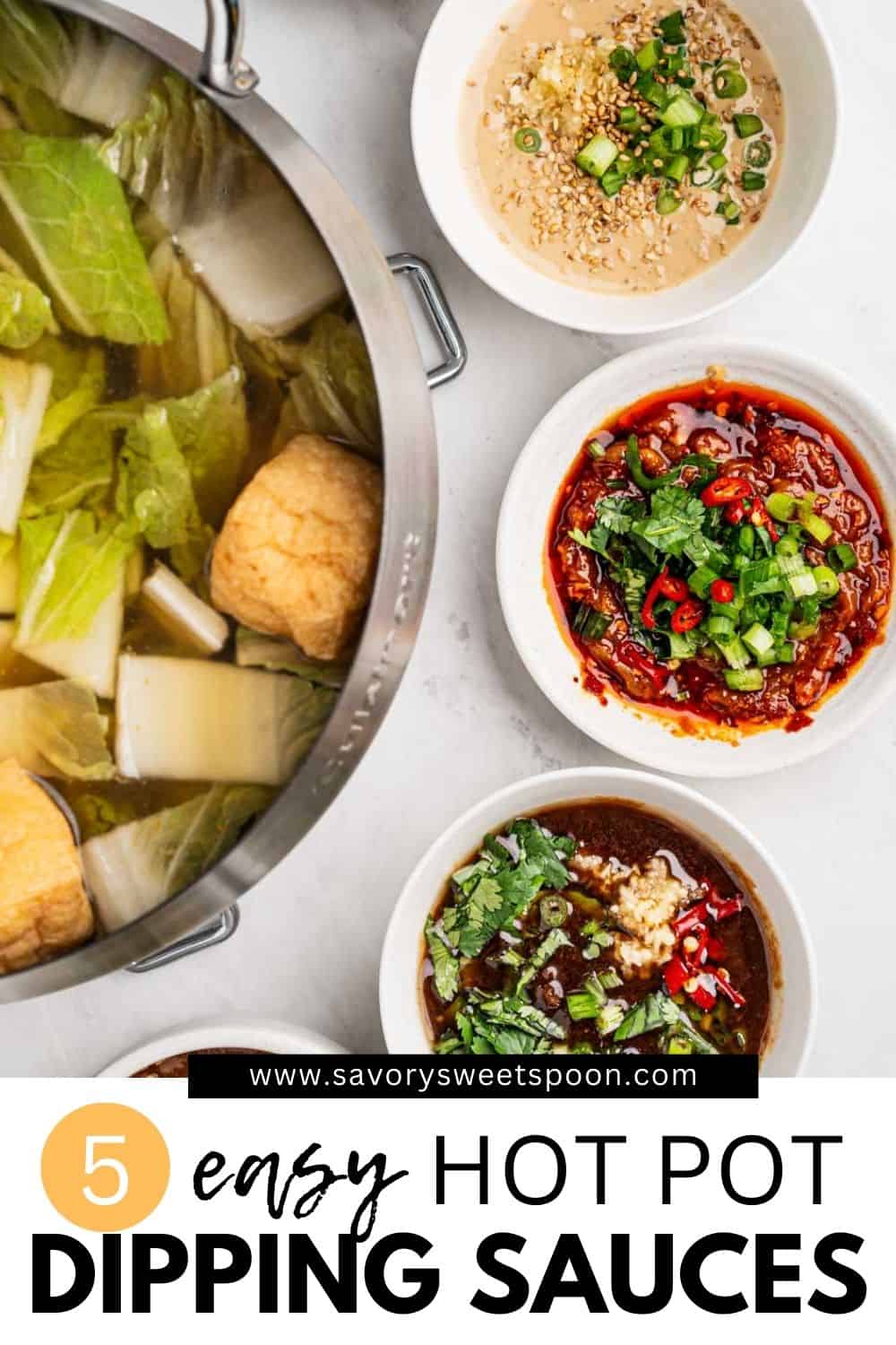 5 Hot Pot Dipping Sauces | Savory Sweet Spoon
