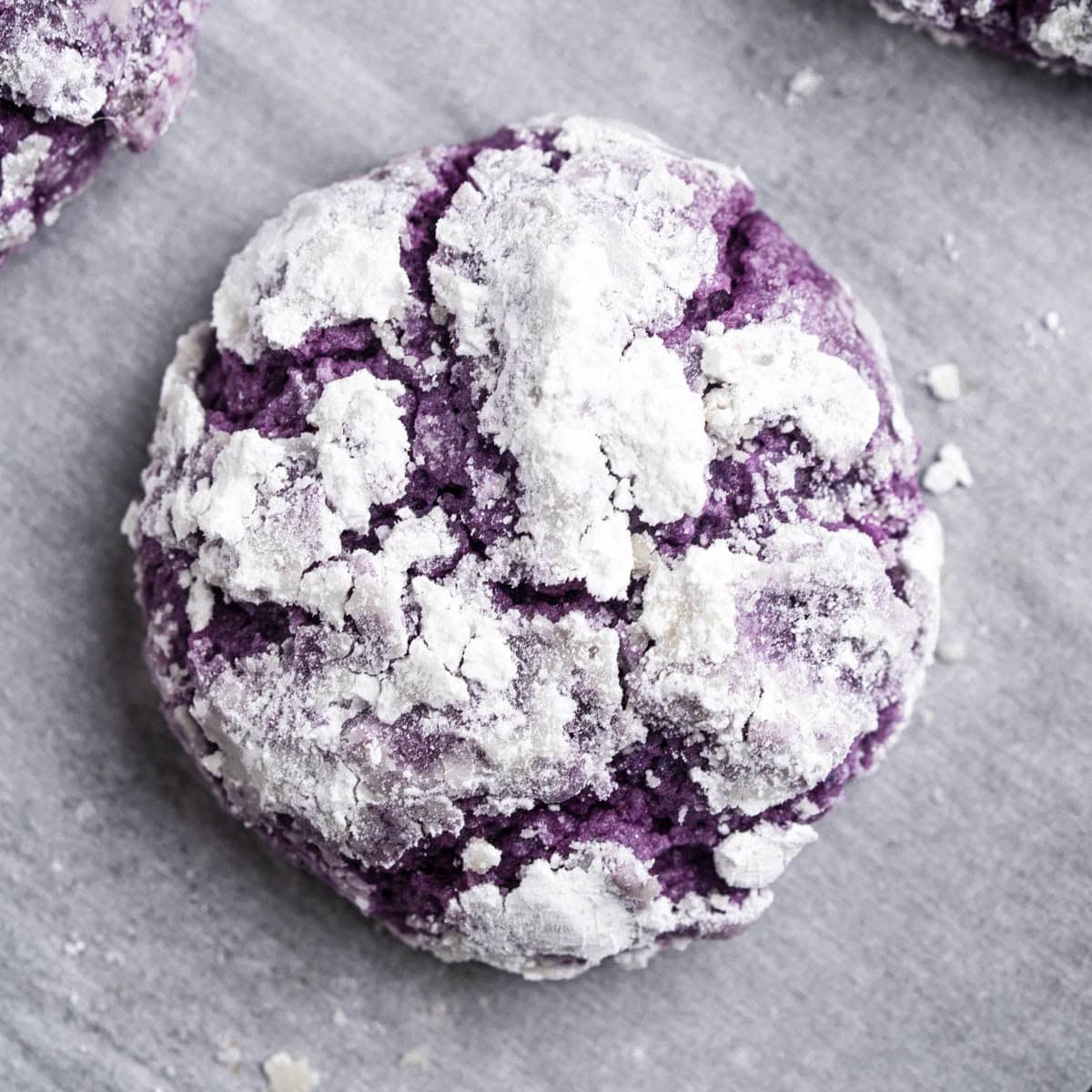 Ube Crinkle Cookies | Savory Sweet Spoon