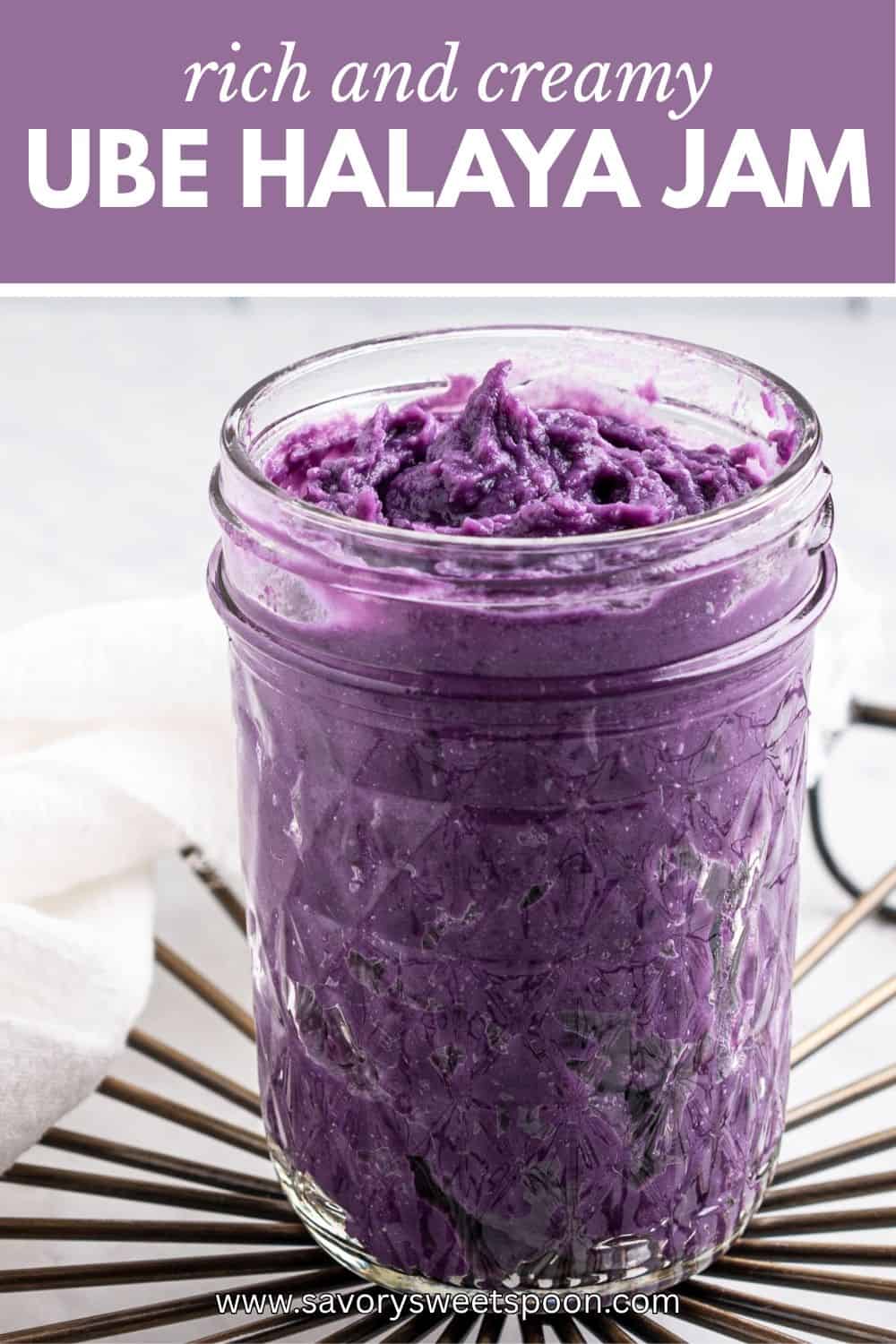 Homemade Ube Halaya (Ube Jam) | Savory Sweet Spoon