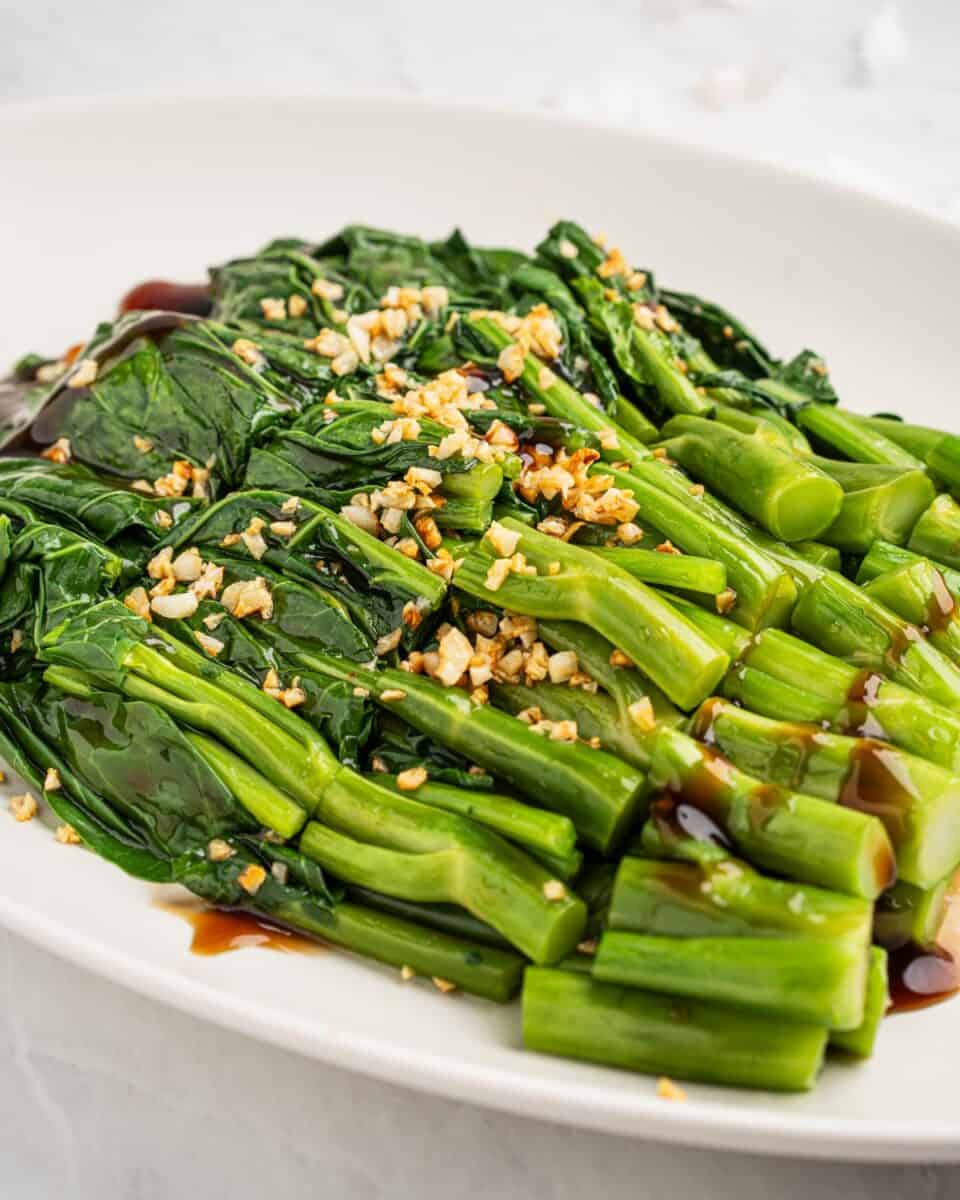 Chinese Broccoli with Oyster Sauce – Easy Gai Lan Stir Fry | Savory ...