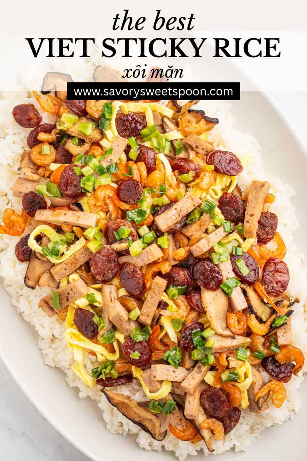 Vietnamese Sticky Rice (Xôi Mặn) | Savory Sweet Spoon