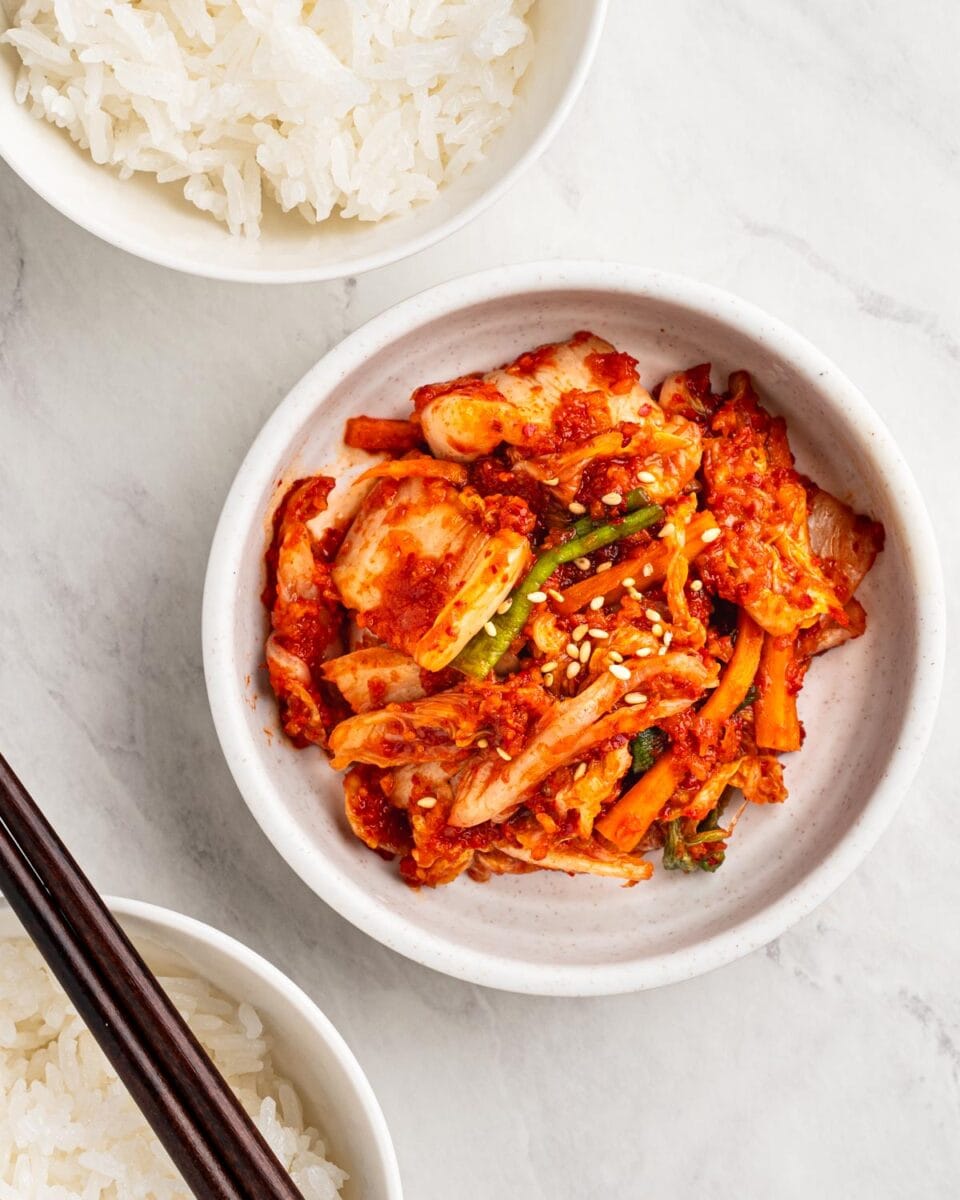 Easy Kimchi Recipe | Savory Sweet Spoon