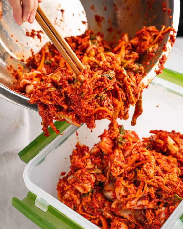 Easy Kimchi Recipe | Savory Sweet Spoon